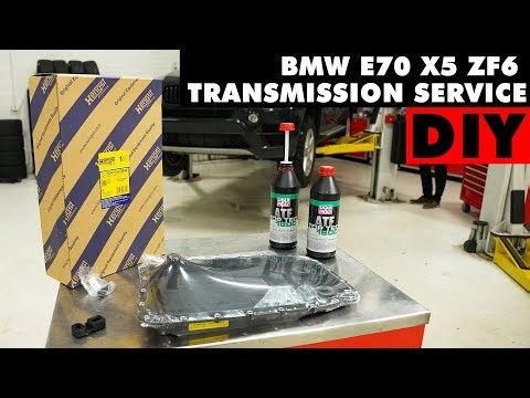 BMW E70 X5 ZF 6HP Transmission Service | ECS DIY