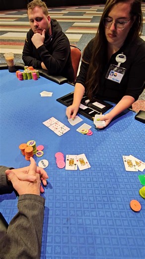 334K views · 1.4K reactions | Its a ❄️Cooler for somebody at the Triple Stack Final Table Fall 2025 7 Clans Poker Cup Series at Coushatta Casino Resort presented by GCP Tour. Robert Donald and Jason Procell trade raises preflop until Jason Procell is at risk. | Gulf Coast Poker.NET | Facebook