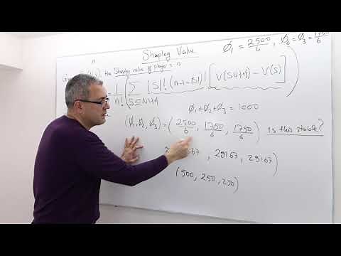 (AGT4E11) [Game Theory] Calculating Shapley Values: An Example