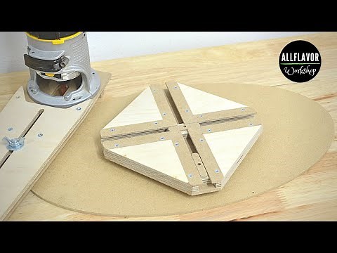 Router Oval Cutting Jig | How To Make An Oval With Router