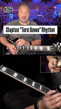 Clapton "Tore Down" Rhythm #bluesguitar #guitarlesson #clapton