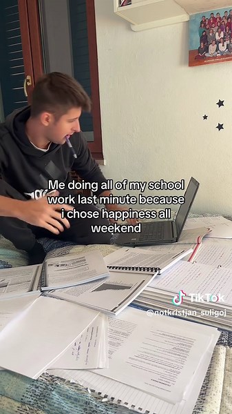 Last Minute School Work: Why Procrastination Happens