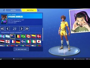 The New Fortnite SOCCER SKINS Gameplay..