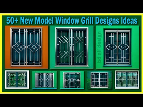 50+ Modern Window Grill Design Ideas | Steel & MS Grills