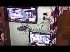 Connect two tv in one set top box | How to watch 2 tv from one setup box