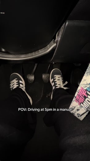 Driving a Manual Car During Rush Hour