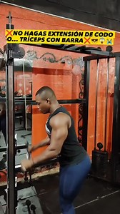 ❌no hagas EXTENSIÓN DE CODO O.. TRÍCEPS ❌ #gymblackpower #esfuerzo #perseverancia #alimentacionsaludable #funcional #Pierna #viral #feliz #fitnessmotivation #dedication | Edinson Cordoba Mosquera