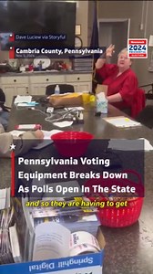 Pennsylvania Voting Equipment Breaks Down in Two Counties