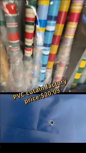 Industrial PVC Curtain for Warehouse & Factory | Clear Window Safety Partition #industrial #curtain