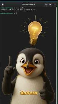 Debian: So wirst du Sudo Nutzer in 1 Minute! | Linux Infinite #shorts