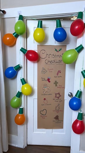 DIY Balloon Christmas String Lights! 🎄 Light up your holiday party with this delightful decoration idea! #balloons #Christmas #christmasparty #christmaslights #partyideas | Jeff & Lauren