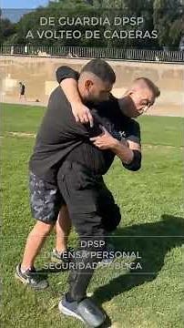 Defensa Personal de Guardia DPSP a Volteo de Cadera _ Técnica Policial Seguridad Privada DP Femenina