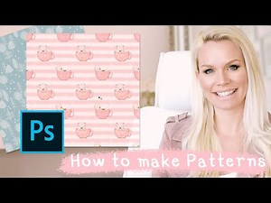 How to Make Cute Seamless Patterns in Photoshop CC | Tutorial