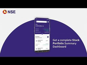 Portfolio feature on NSE India app