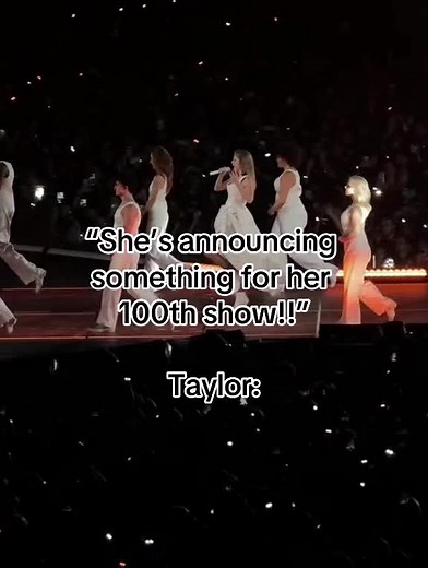 Taylor Swift's 100th Show Announcement - Cassandra The Eras Tour