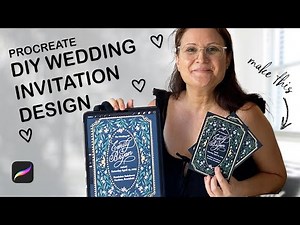 DIY Wedding Invitations in Procreate 💍 Design, Print & Trim Your Own!