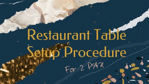 HCM VISTAS on Instagram: "A step-by-step demonstration of restaurant table setting, presented by the School of Hotel and Catering Management – VISTAS in association with the E.P.I.C Club. This video showcases the basics of professional table setup in restaurant service. Performed by: @karthi_official_max Edited by: @i_am_deepakrajv #HospitalitySkills #VISTAS #HotelManagement #TableSetting #EPICClub #StudentTraining #HospitalityEducation"