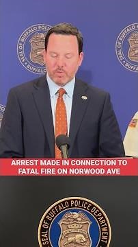 Arrest made in connection to fatal fire on Norwood Avenue on Saturday morning