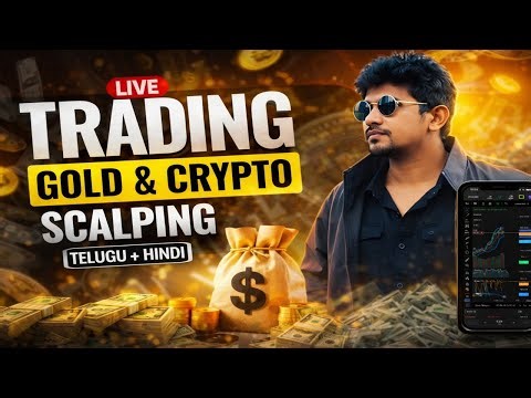 LIVE Gold & Crypto Trading | Market Analysis | Scalping Strategy | 8 Feb 2026 | Q Trade Journal