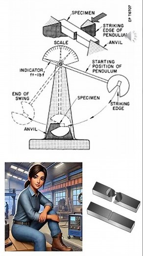 What Is the Charpy V-Notch Test? #welding_machine #Metallurgy #FractureToughness #materialtesting