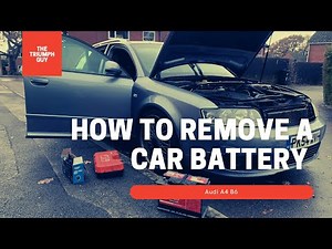 How to replace the battery of the Audi A4