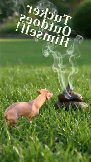 Dog Outdoes Himself Pooping… In Reverse! 💩😂 | Epic Funny Short