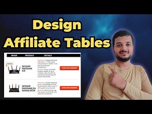 How to create Amazon Affiliate Table Wordpress