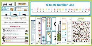 EYFS Counting 1-20 Number Sack