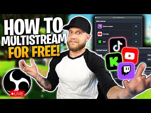 🚀 How to MULTISTREAM for FREE to Twitch, YouTube, TikTok & Kick in 2025! | Step-by-Step Guide