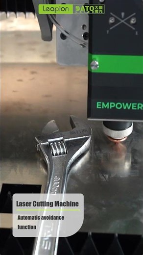 Leapion fiber laser cutting machine cutting head automatic avoidance function
