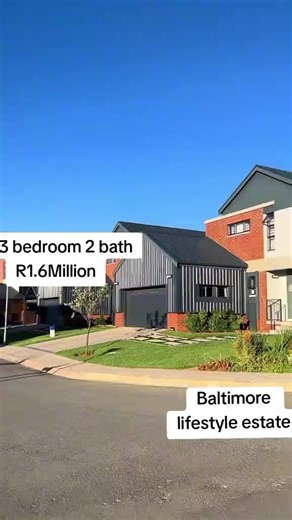 3 BedrooM bathroom House selling for R1.6 Million at Baltimore lifestyle estate Northriding No transfer fees/bond fees 十 Tennis court 3,895 Swimming pool Clubhouse 24 hour security CCTV 145 Solar Geyser Fully integrated back electricity system.. Baltimorr For viewings and application whatsapp me: 27735621239 lifestyle estate #property #growmyaccount #fypppppppppppppppppppppp #viral #goviral