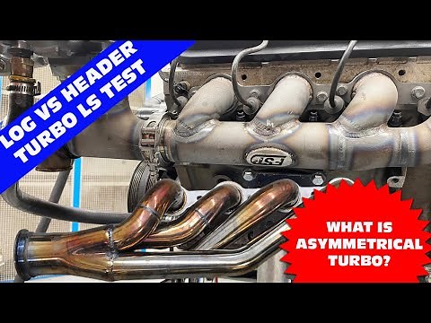LOG STYLE VS TUBE HEADER-TURBO LS. WHICH ONE IS MORE RESPONSIVE? FIRST EVER ASYMMETRICAL TURBO LS?