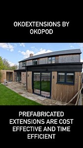 3.5K views | Okoextension by Okopod is a cost effective and time efficient way of adding more space to your home. Our prefabricated extensions are fully building control compliant. Contact us for more details info@okopod.co.uk @okoextension #prefab #prefabhouse #prefabextension | Okopod | Facebook