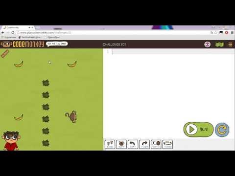 play code monkey 21 challenge level