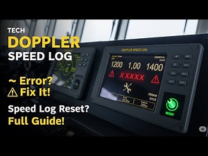 What is Doppler Speed log|How to rectify Error|Reset speed and Distance#Doppler speed log#eto