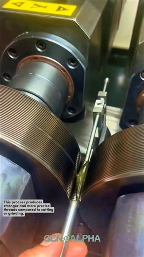 Industrial Thread Rolling Equipment #manufacturing