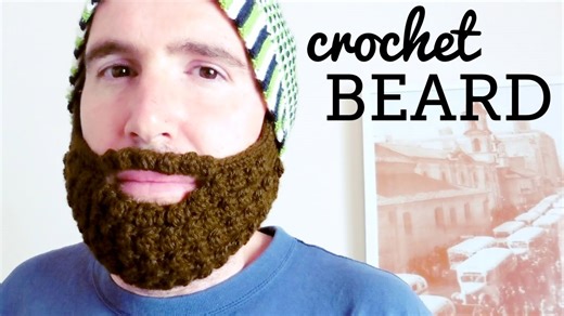 How to Crochet a Beard for Any Hat – Tutorial for All Sizes