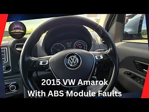 VW Amarok ABS Control Module Faults. #16352 #01130 #01276