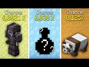 15 Rarest Mobs and Items You Didn't See Before in Minecraft