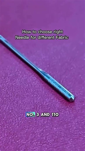 how to choose right needle for different fabric #embroidery #foryou #fypシ #art