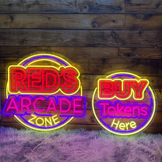 Custom Arcade LED Neon Sign Game Room Neo Gaming Room Wall Decor Gift for Gamer Home Bedroom Customize Your Arcade Neon Wall Art Decor - Etsy