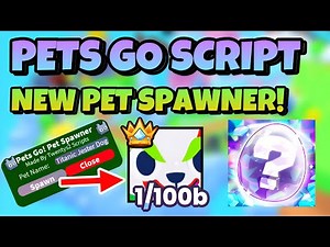 [NEW!🕵️‍♂️] ✨PETS GO! PET SPAWNER SCRIPT | THIEF UPDATE💰