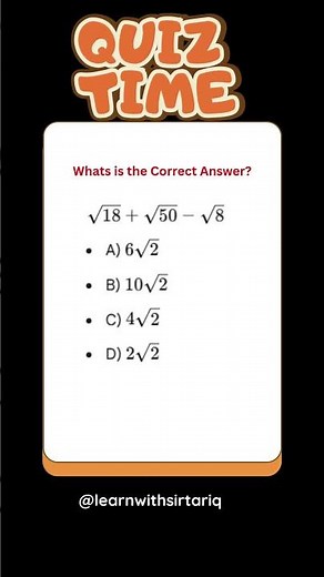 How to add and subtract surds #exam #education #maths #exam #surds