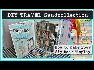 ✂☀🌊 #LoveSummerArt: Beach Sand collection book box display