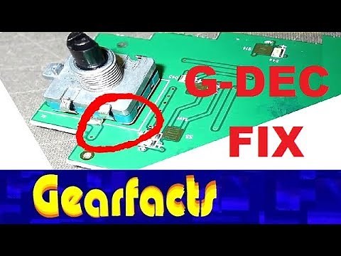 Fender GDEC amp: Fix that unresponsive knob and upgrade that speaker!