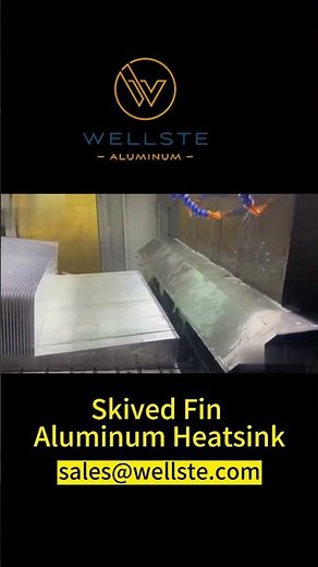 Skived Aluminum Heat sinks | Wellste
