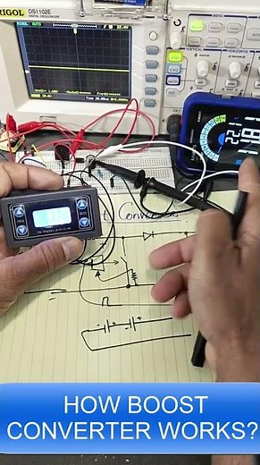 Boost Converter Function Explained #shorts