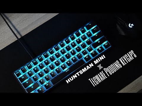 Huntsman Mini - Pudding Keycaps Installation