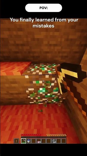 He wan't bother me anymore #minecraft #shorts