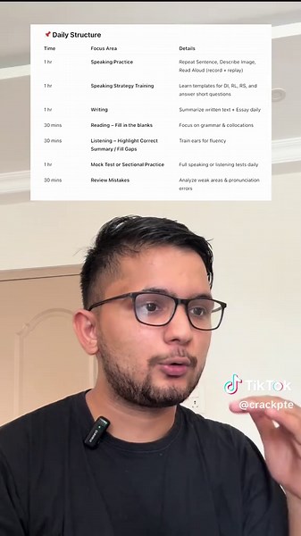 PTE 1-Week Study Plan and Strategy Guide